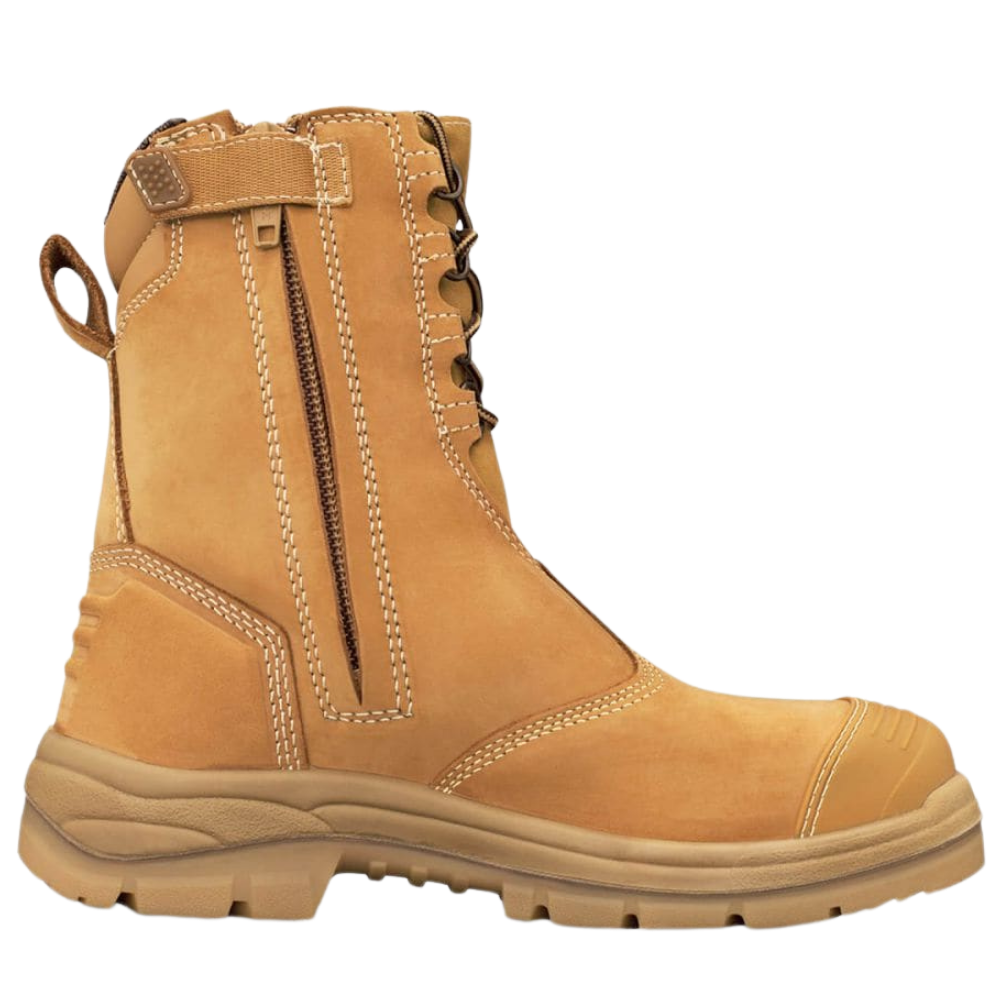 Oliver 55-385 200mm High Leg Zip Sided Steel Toe Safety Boot with Scuf ...