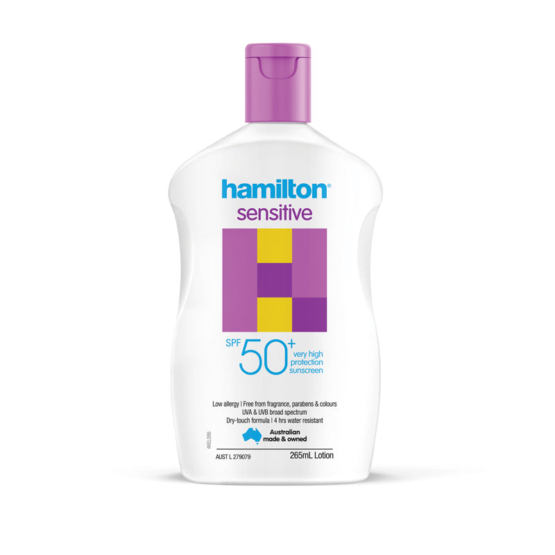 Hamilton Sensitive Skin Sunscreen SPF50+ 265ml Bottle (7242 ...