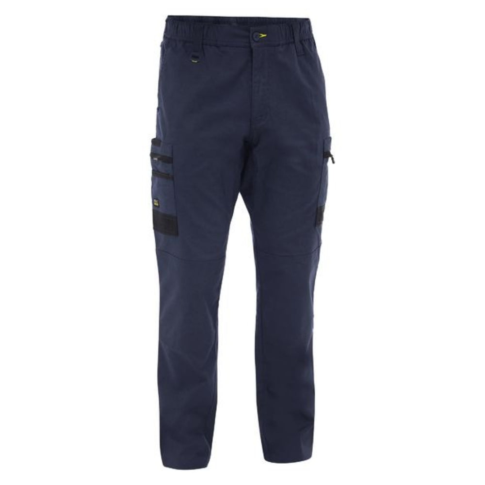 BISLEY FLEX & MOVE MENS STRETCH CANVAS ELASTIC WAIST CARGO PANTS ...