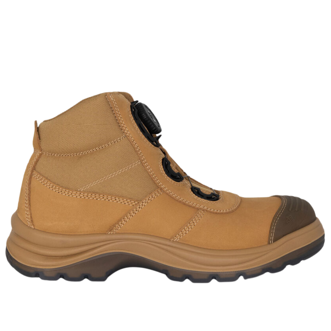 KingGee Men's Tradie BOA Steel Toe Safety Boots with Scuff Cap K27170 ...