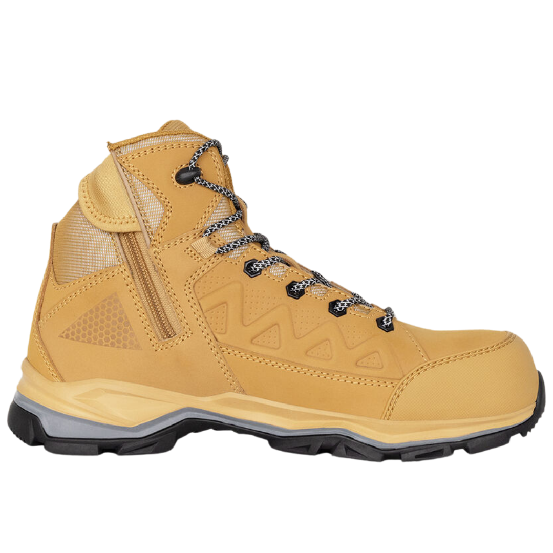Hard Yakka Men's Atomic Hybrid Zip Sided Safety Work Boots Y60280 ...